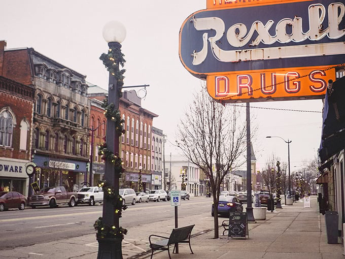 Rexall Drugs: A neon-lit time machine to simpler days. This vintage sign beckons you to step inside for a root beer float and a hefty dose of nostalgia.