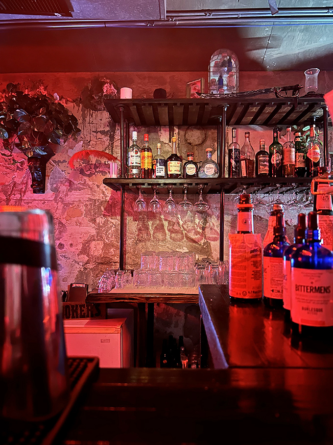 Shhh... it's our little secret! A hidden stairway leads to a vibrant mural and a portal to Phoenix's most intriguing speakeasy.