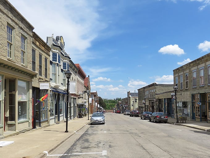 Cornish heritage meets Midwest hospitality. Mineral Point's limestone buildings whisper stories of pickaxes and pasties.