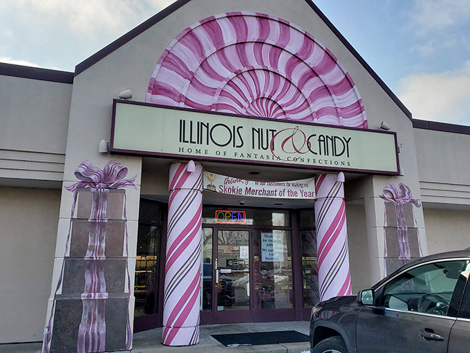 Talk about a sugar rush! This whimsical storefront is more inviting than grandma's cookie jar. Bet you can't walk by without peeking inside!