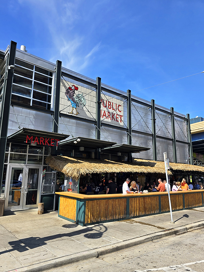 Tropical vibes in the Midwest? St. Paul Fish Company's tiki-inspired patio is an unexpected oasis of seafood delights.