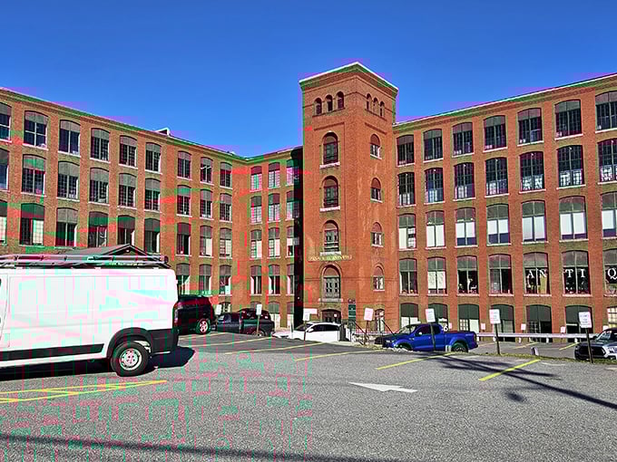 Windows to wonder! This architectural marvel houses a labyrinth of vintage finds. Indiana Jones would trade his whip for a shopping cart.