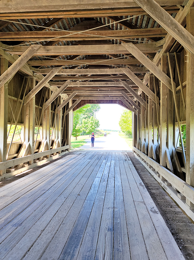 "Wooden wonders and sunlit secrets." Step inside, and you'll swear you hear the echoes of horse-drawn carriages and whispered promises.