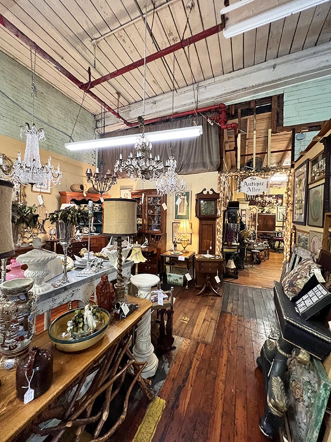 Step inside and prepare for sensory overload. It's like your grandma's attic met a museum and decided to throw a party.