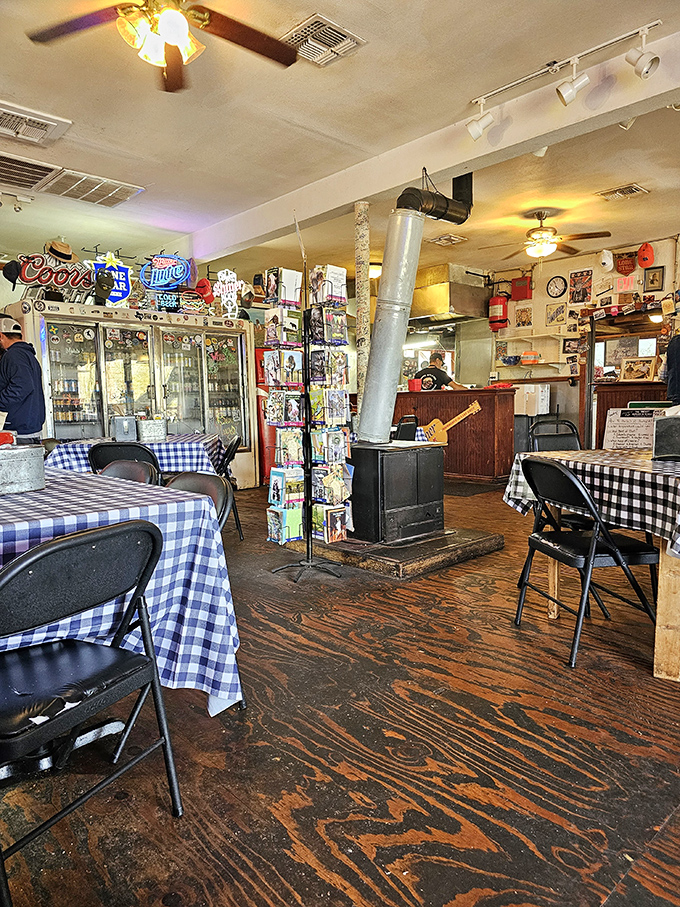 Step inside and feel the history. This interior's got more character than a Coen Brothers film.