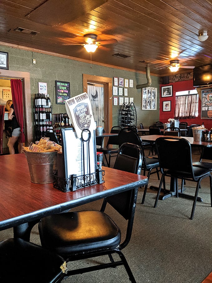 Step inside and let the aroma of grilled perfection guide you. This cozy interior is where steak dreams come true.