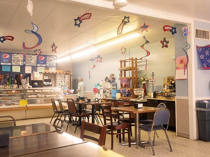 Step into a world where calories don't count. This whimsical interior is part bakery, part time machine to simpler, sweeter days.