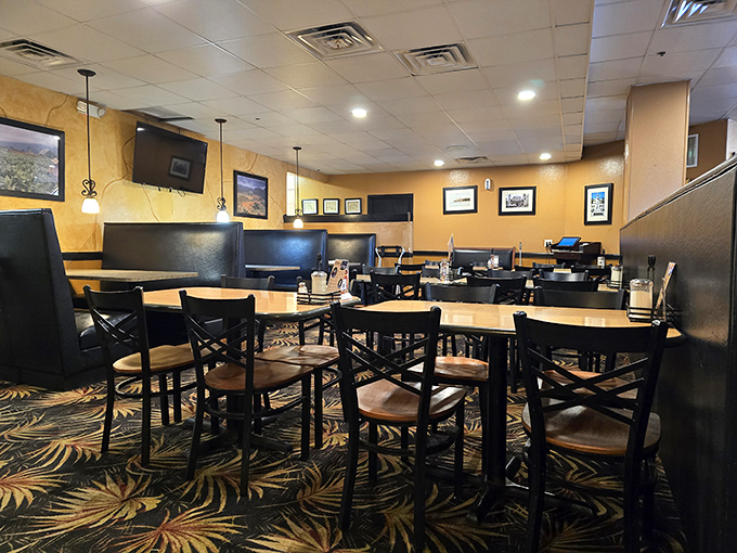 Step into a world where comfort food reigns supreme. La Teresita's interior is as warm and inviting as a Cuban grandmother's kitchen.