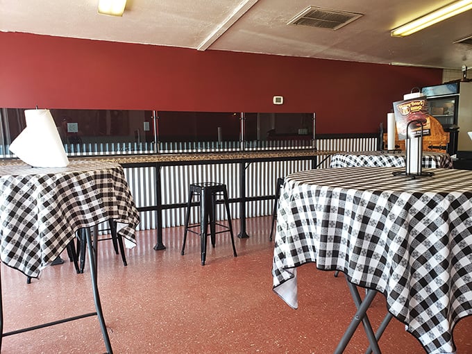 Step into a no-frills BBQ haven where the decor takes a backseat to the star of the show – mouthwatering, slow-cooked meats.