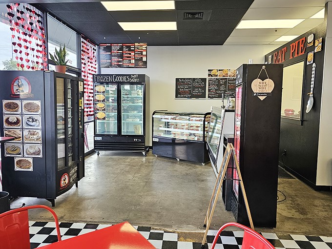 Step into pie paradise! This cozy interior is where dreams are baked and calories don't count.