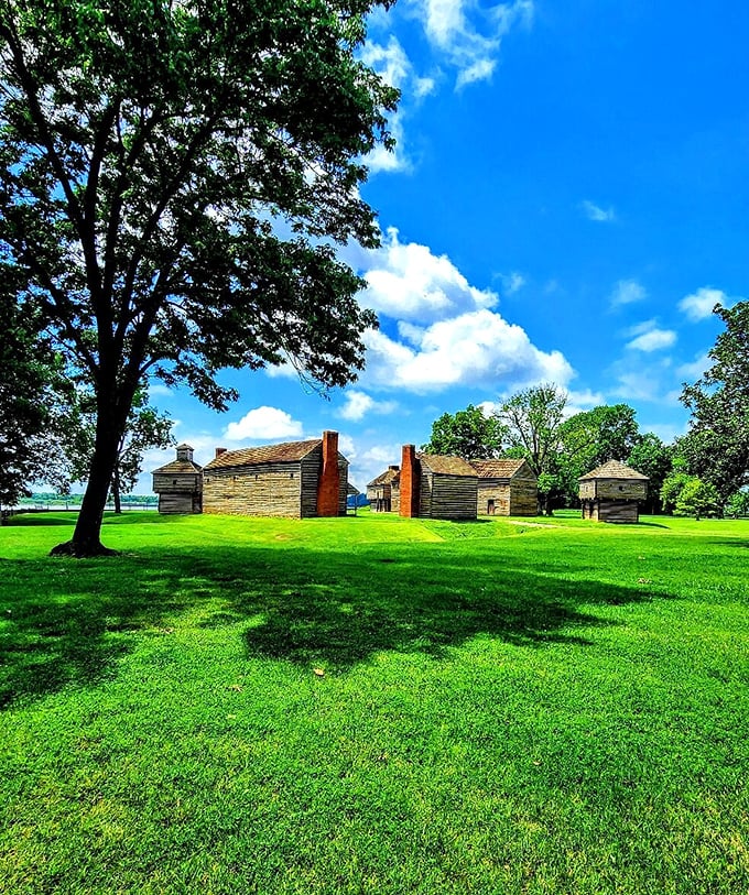 Log cabin fever dreams come true! These rustic replicas transport you back in time faster than a DeLorean with a flux capacitor.