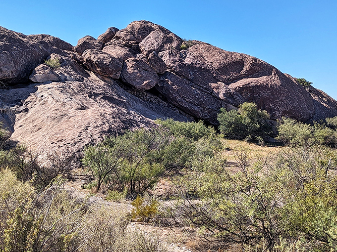 Mother Nature's Jenga game gone wild! These rock formations look like they were stacked by a giant with an artistic flair.