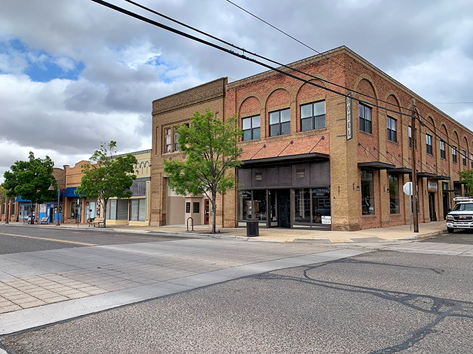 Main Street magic! Clarkdale's downtown could double as a movie set, but the only drama here is deciding which quaint shop to explore first.