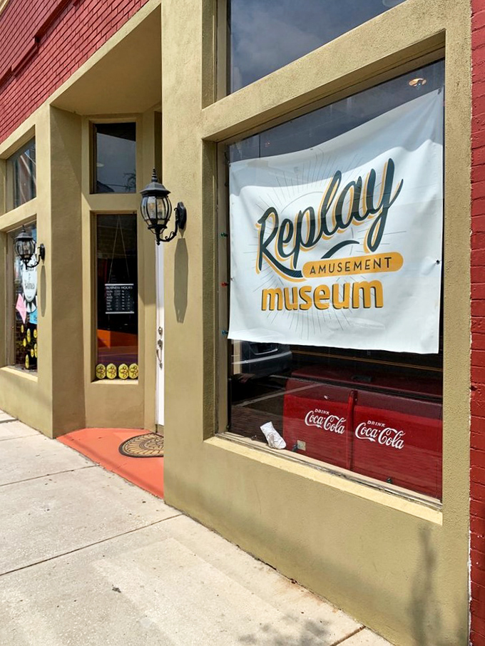 Welcome to gaming nirvana! This unassuming storefront hides a treasure trove of arcade wonders, proving you should never judge a book by its cover.