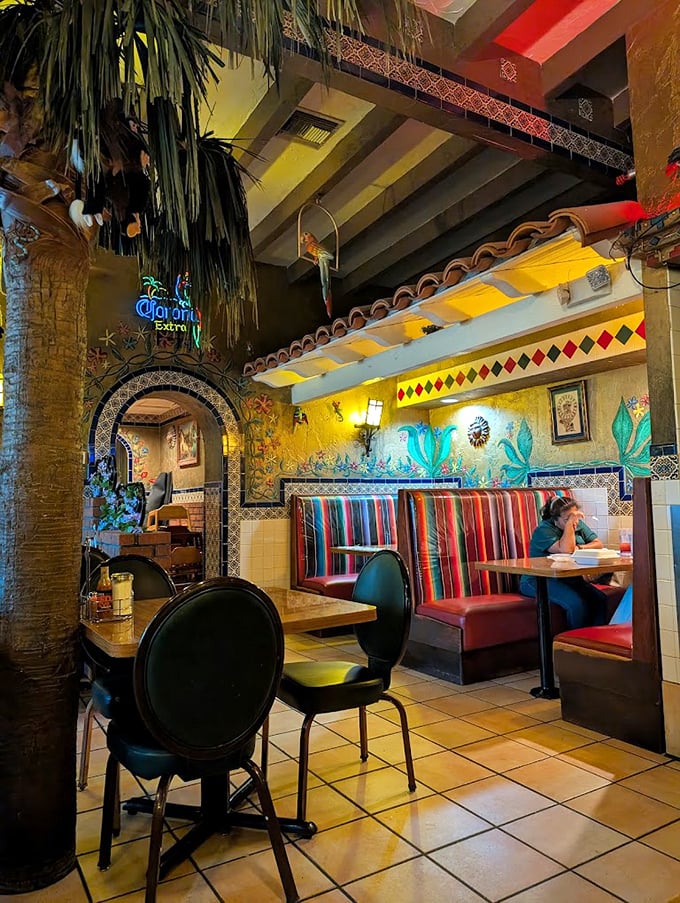 Step into a kaleidoscope of culture! Mi Nidito's interior is a vibrant tapestry of colors, textures, and aromas that'll make your senses salsa.
