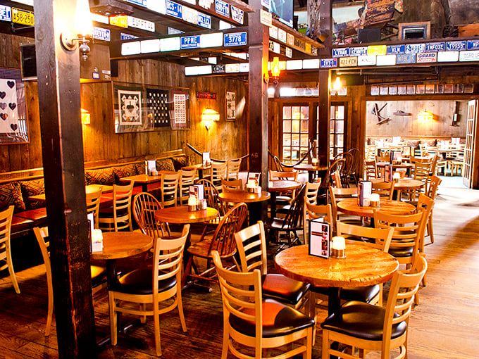 Step into a time machine of taste! This warm, wooden interior feels like your favorite uncle's cabin &ndash; if your uncle was a gourmet chef with a penchant for prime cuts.