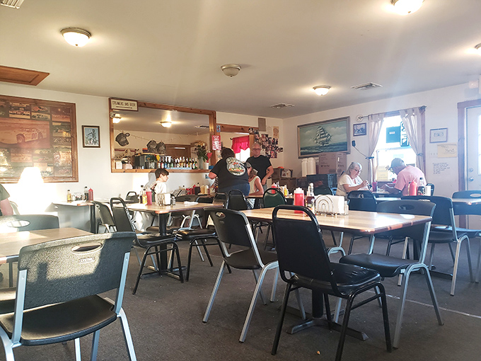 Step into seafood heaven! The no-frills interior of Essex Seafood House lets you know they're all about the food, not the frills.