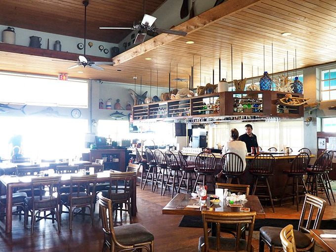 Step inside and let the nautical charm wash over you. It's like Hemingway's living room, but with better lighting and fewer cats.