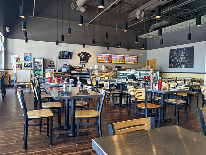Step into sandwich paradise! This no-frills interior promises big flavors and even bigger portions. Prepare your taste buds for a delicious adventure.