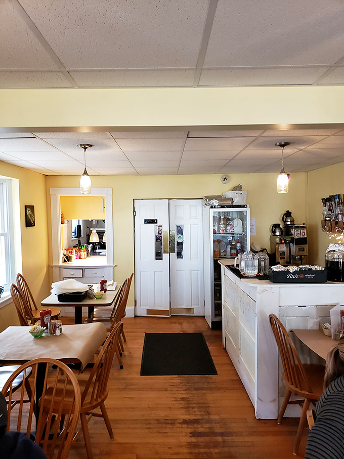 Step into a time machine of taste! This sunny dining room serves up nostalgia with a side of modern flavor.