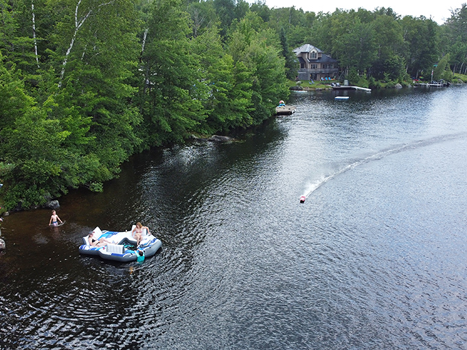 Float your cares away on this liquid mirror. Who needs a spa day when you've got Mother Nature's own relaxation pool?