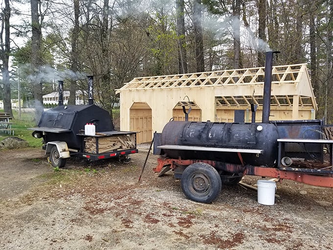 Behold the BBQ battleground! These smokers are the unsung heroes, transforming humble cuts into mouthwatering masterpieces.