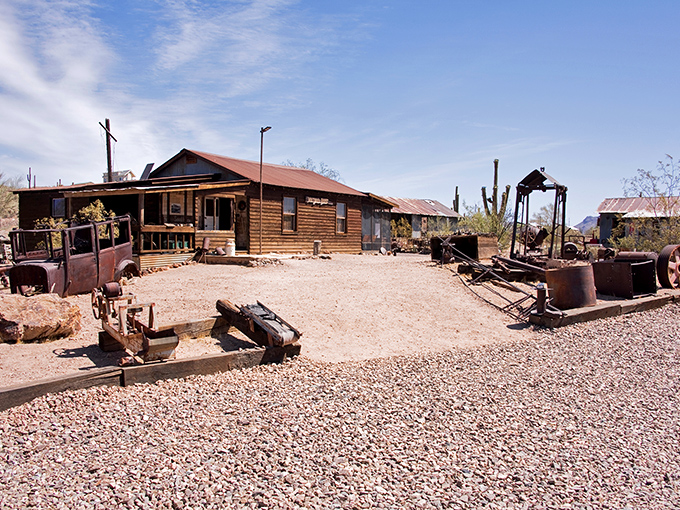 Dusty streets and weathered buildings transport you back in time. It's like stepping onto the set of "Westworld," minus the robots and existential crises.