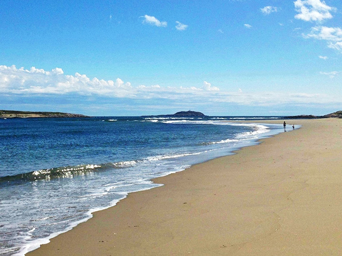 Endless sand meets infinite sky at Popham Beach. It's like Mother Nature rolled out her finest carpet, inviting you to take a stroll on cloud nine &ndash; just with better footing.