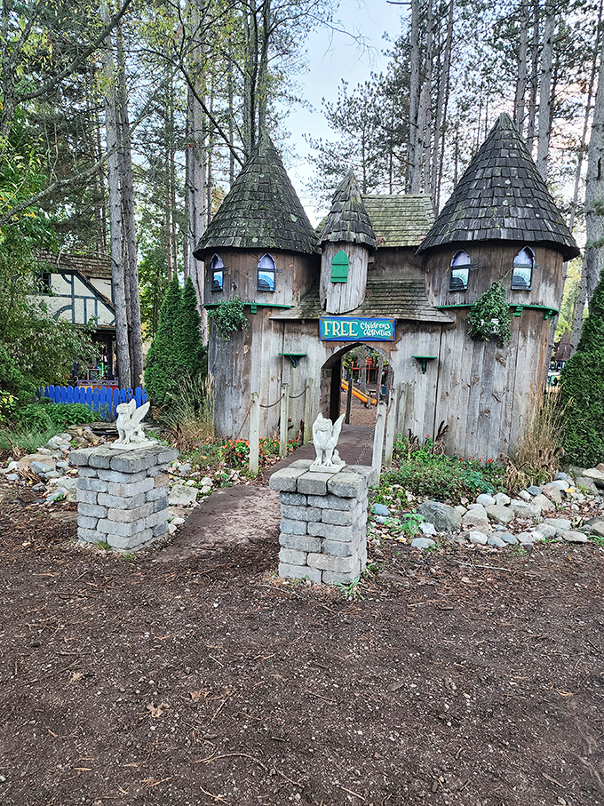 Who needs a PlayStation when you've got a castle playground? This whimsical wonderland proves that sometimes, the best games are the ones we imagine.