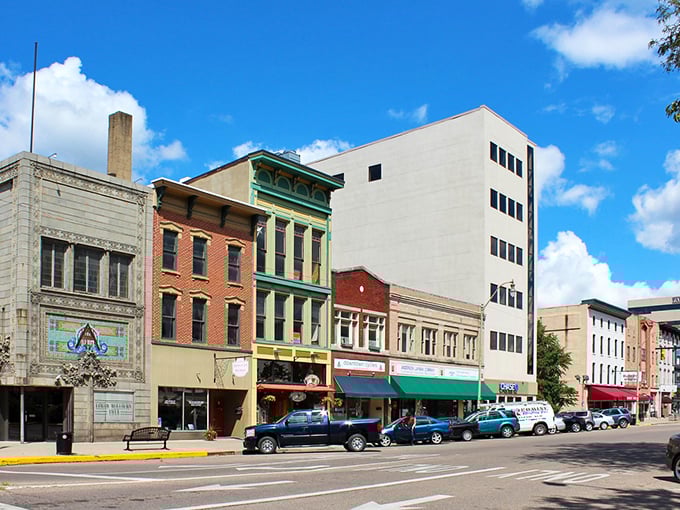 A kaleidoscope of architectural delights! Newark's downtown is like a history book come to life, with each building telling its own colorful story.