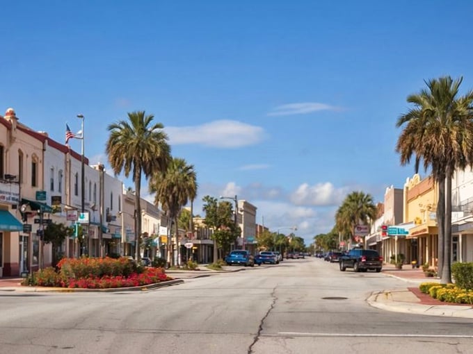 Palm trees and pastel buildings line the streets of Sebring's downtown. It's as if Miami Beach decided to take a laid-back vacation in Central Florida.