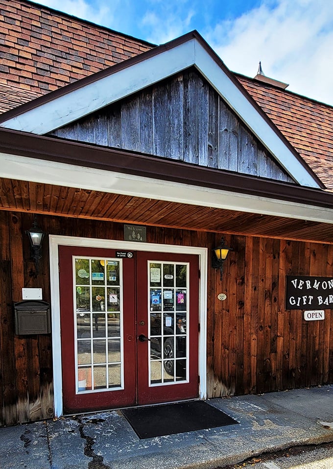 Knock knock! Who's there? A world of Vermont treasures waiting to be discovered. These red doors are your portal to a Green Mountain wonderland.