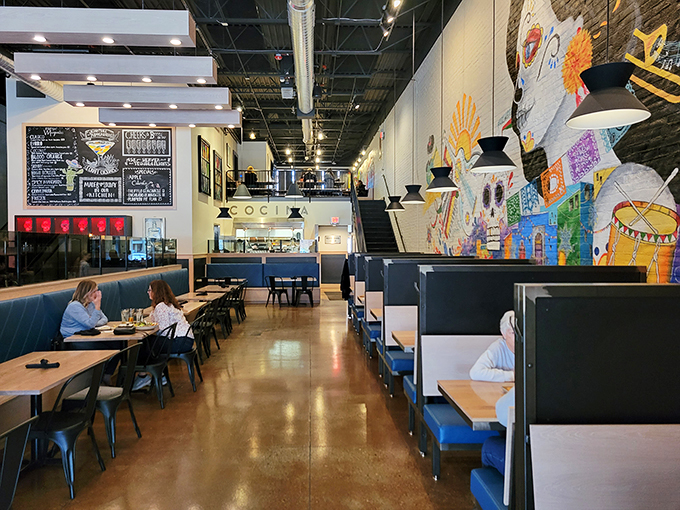 Step into a world where Mexican street art meets Midwest charm. This isn't just dinner; it's a visual feast!