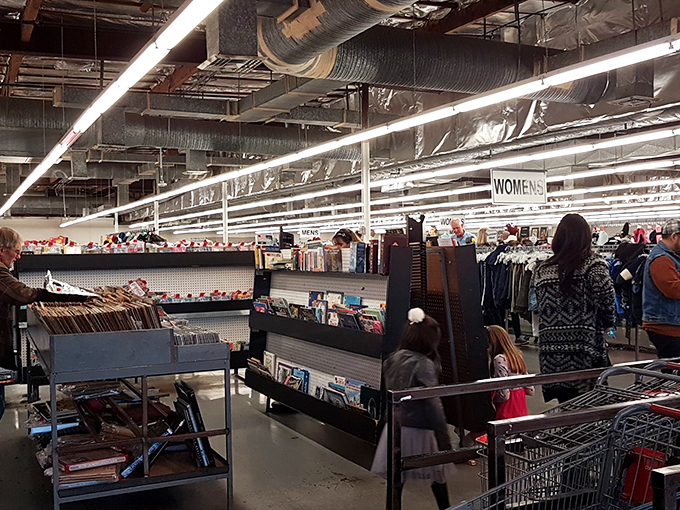 Step inside and prepare for sensory overload. It's like Narnia for bargain hunters, minus the talking lion but with way more polyester.