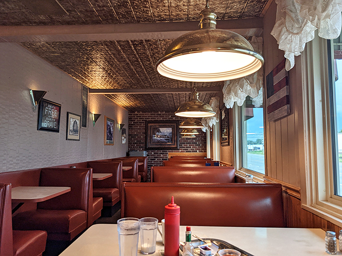 Step into a time machine of taste. This cozy interior whispers tales of countless breakfasts past, present, and deliciously future.