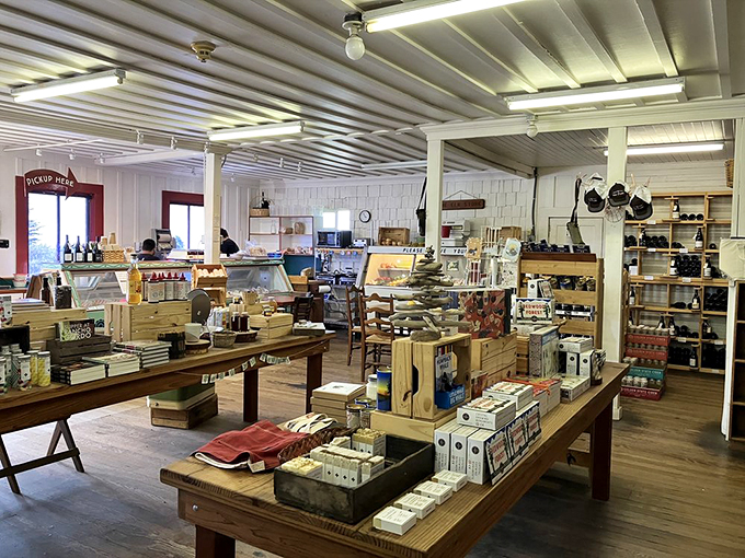 Step inside and prepare for sensory overload! From artisanal jams to local wines, this general store is a treasure trove of culinary delights that would make even Martha Stewart swoon.