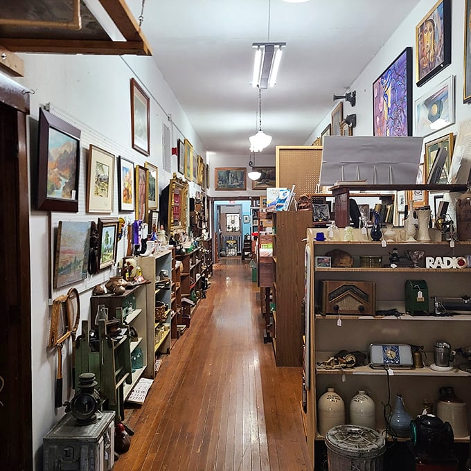 Step into a time-warp where every aisle is a different decade. It's like your grandma's attic got organized and went to finishing school!