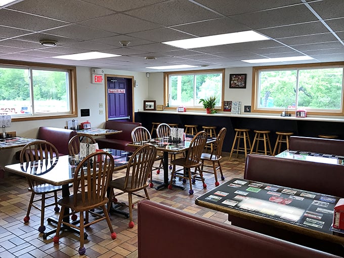 Step inside and feel the warmth. This cozy interior is where comfort food dreams come true.