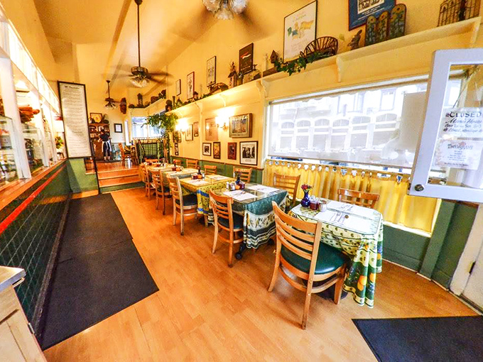 Step into a time capsule of culinary nostalgia. Mama's interior is like your grandma's kitchen, if grandma were a Michelin-starred chef.