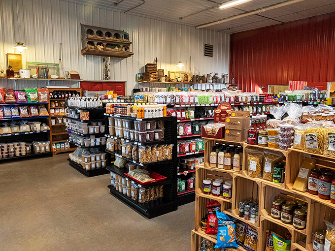 Aisle be back! This market's shelves are a treasure trove of local delights that would make any foodie weak at the knees.