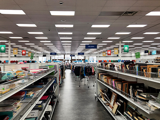 "Aisle after aisle of possibility! It's like someone took a department store and sprinkled it with fairy dust and discount tags."