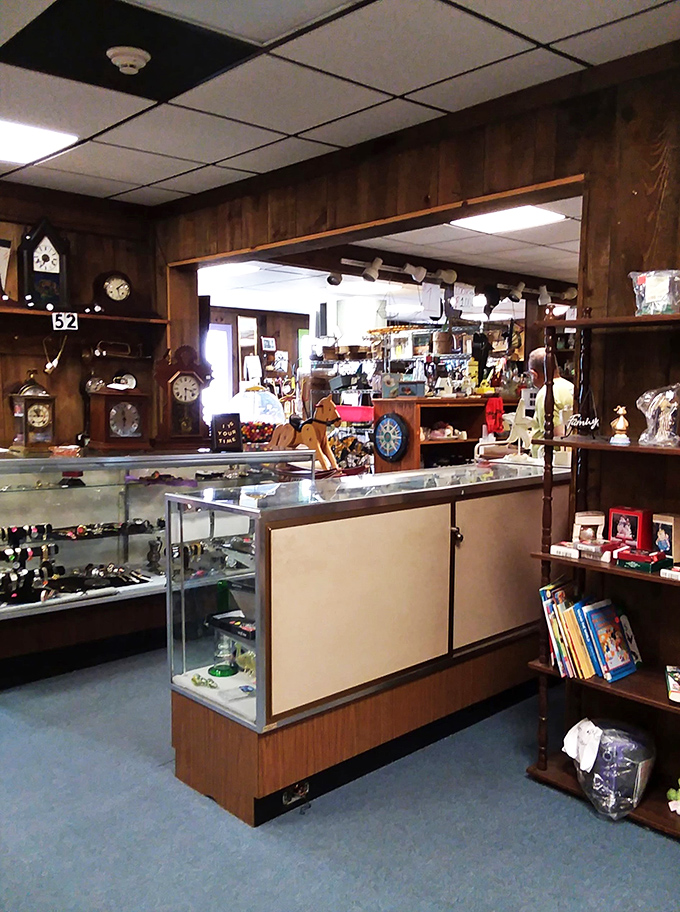 Step inside and prepare for sensory overload. It's like your grandma's attic collided with a museum of pop culture.