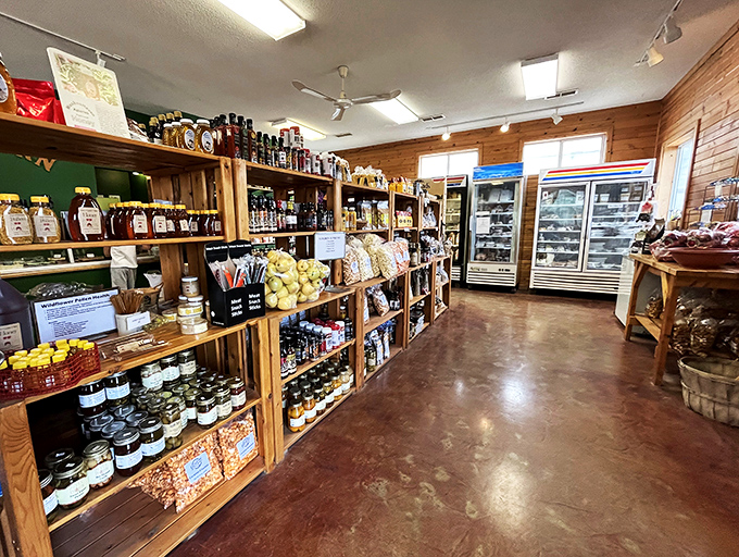 Step inside and prepare for sensory overload! This treasure trove of apple goodness could make even Johnny Appleseed weak in the knees.