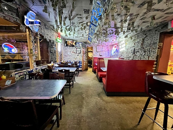 Step inside and prepare for sensory overload! The Nook's interior is a shrine to comfort food, with every inch telling a delicious story.