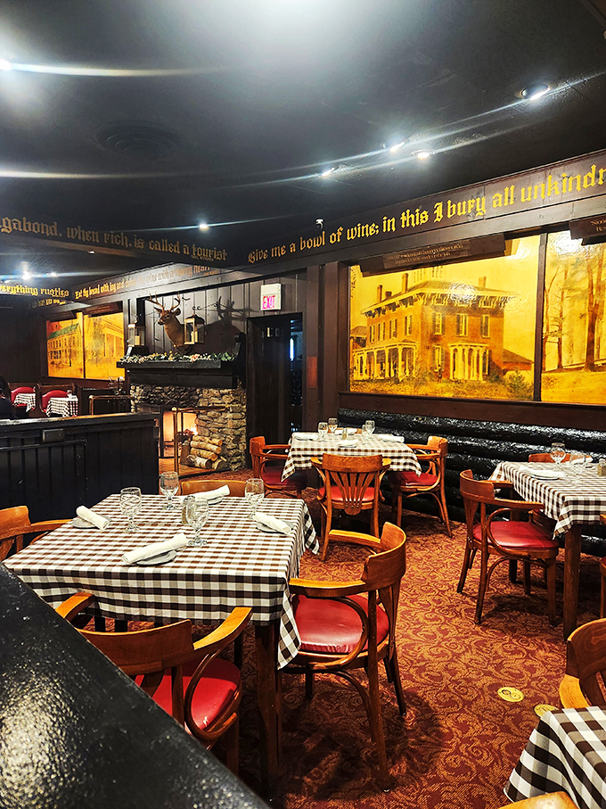 Where literary quotes meet culinary delights. This dining room is like a warm hug from your favorite book, with a dash of deliciousness on every table.