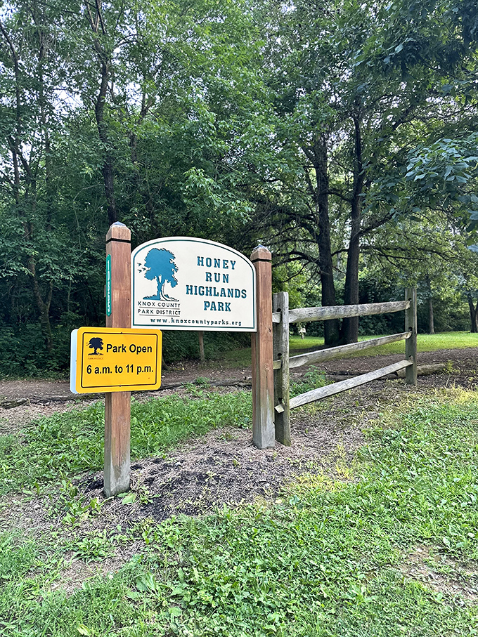 "Park Open 6 a.m. to 11 p.m." - Mother Nature's way of saying, "Come on in, the water's fine!" Just don't overstay your welcome.