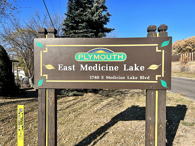 Welcome to East Medicine Lake Park: Where nature's beauty and human creativity collide in a symphony of relaxation and adventure.