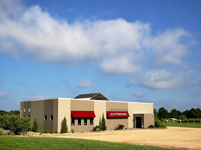 Alto Vineyards: Where rustic charm meets modern flair. This winery looks like it was designed by a hipster farmer with impeccable taste. Expect flannel-clad sommeliers any minute now!