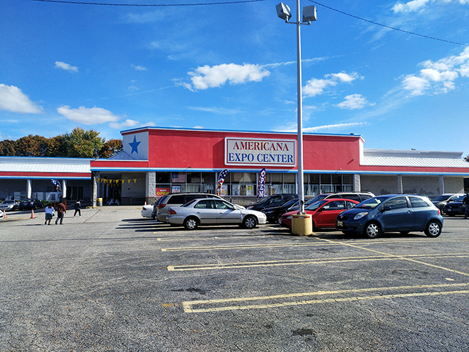 Stars, stripes, and surprises! The Americana Expo Center Flea Market is a patriotic paradise of peculiar purchases. It's like Uncle Sam's attic sale!