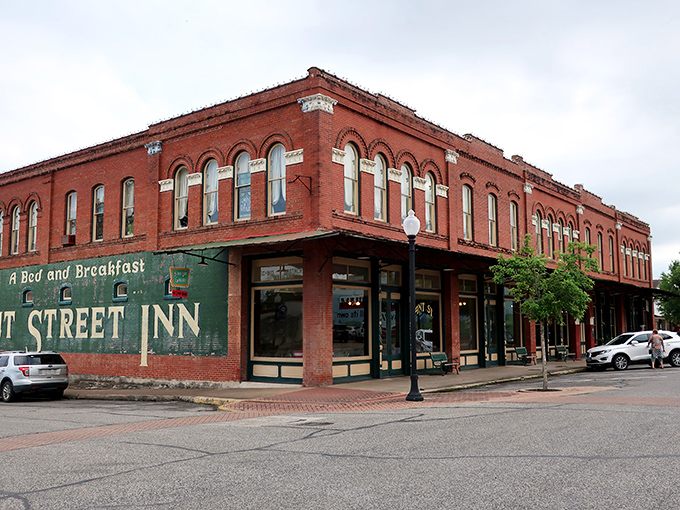 Brenham's downtown: A Norman Rockwell painting come to life. These brick beauties have seen more history than a Ken Burns documentary marathon.